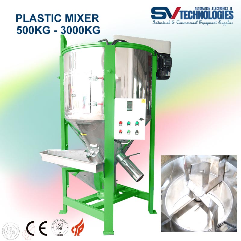 Plastic Granules_Flakes_Powder Mixer_Volumetric doser | SV Technologies